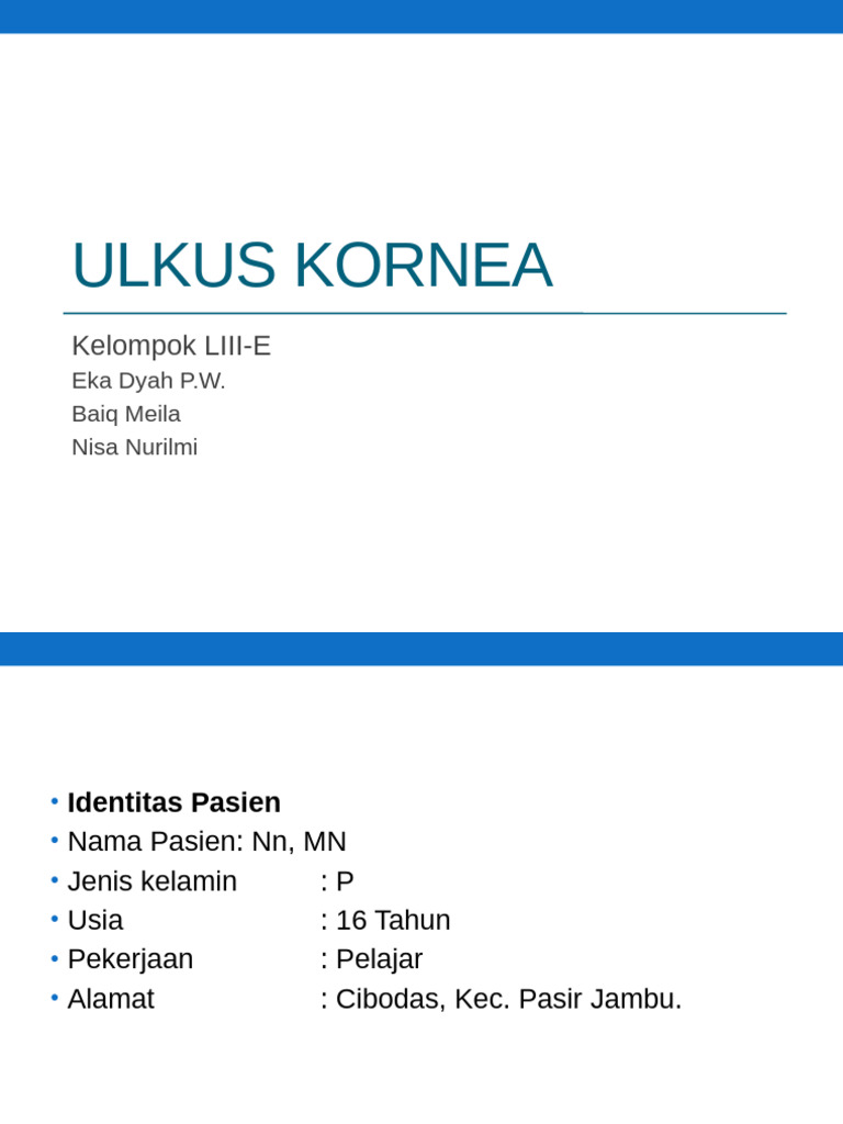 Ulkus Kornea | PDF