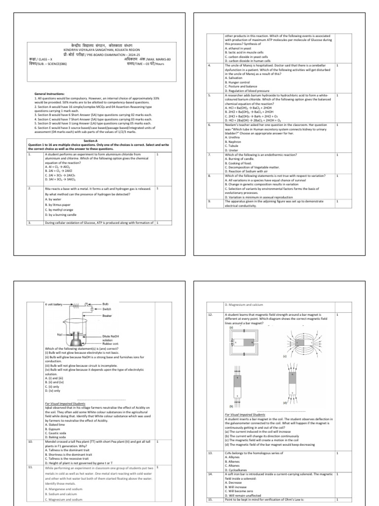 Science-QP-2 (10 Files Merged) | PDF | Refractive Index | Light