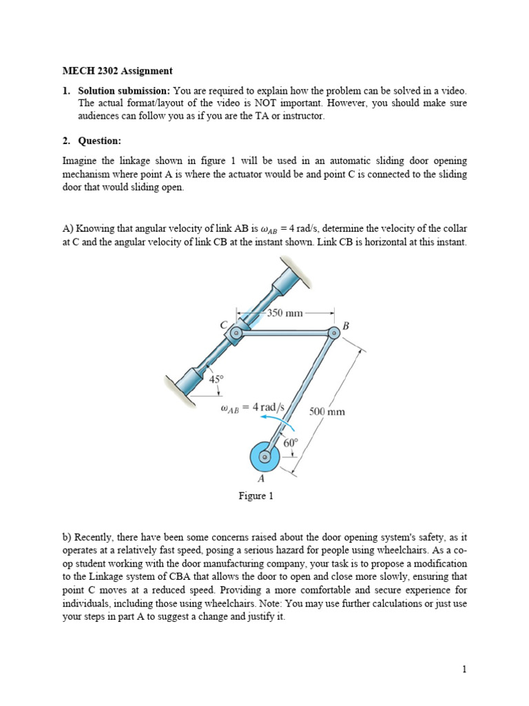 MECH 2302 Redesigned Assignment 3 | PDF