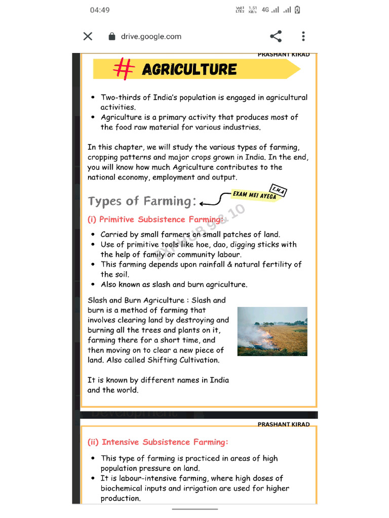 Agriculture (Geography) | PDF