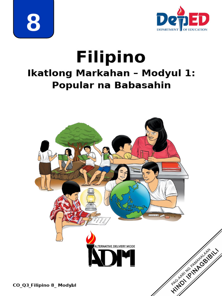 Filipino: Ikatlong Markahan - Modyul 1: Popular Na Babasahin | PDF
