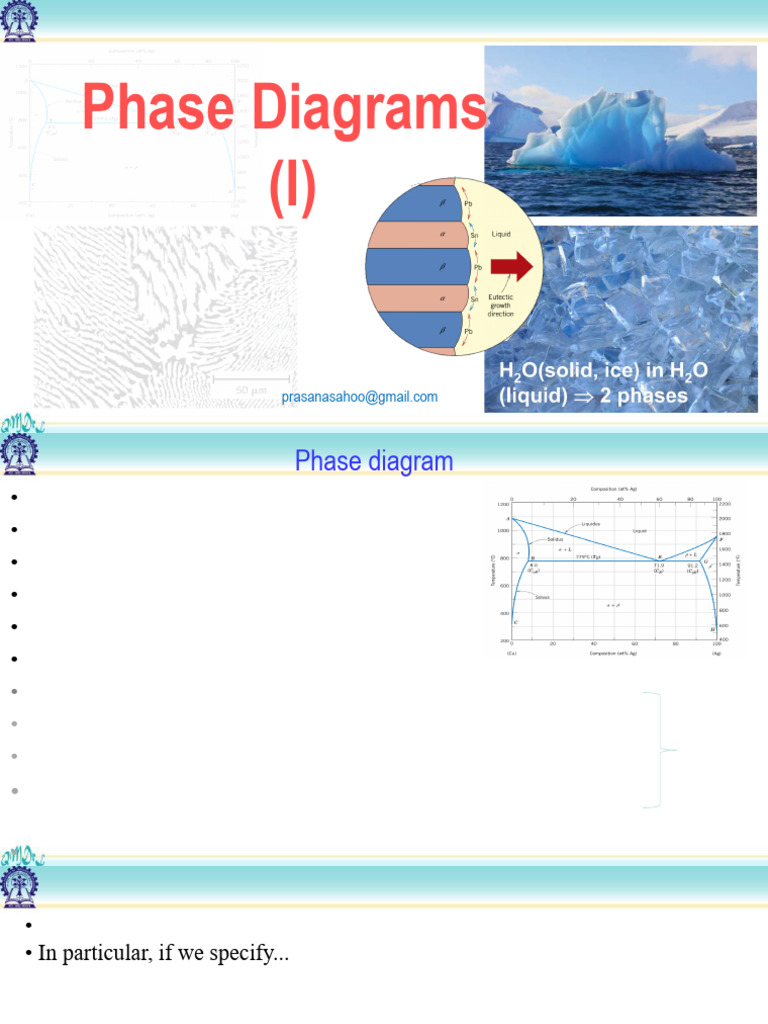 Chapter 6 (I) Phase Diagram | PDF | Phase (Matter) | Phase Diagram