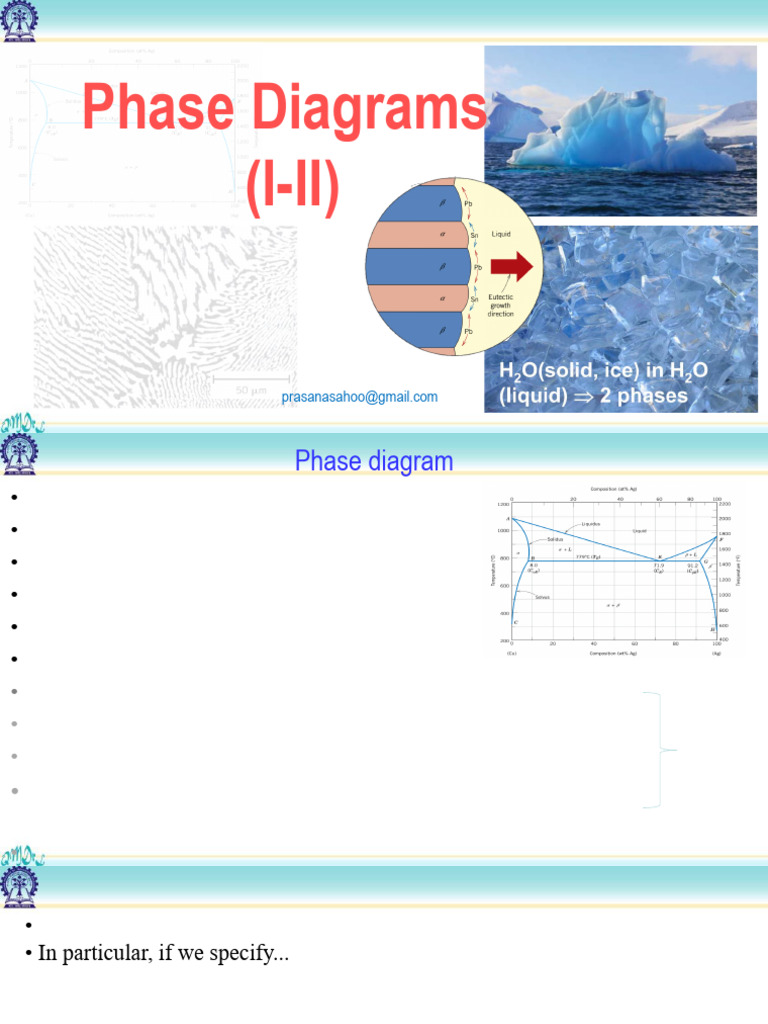 Chapter 6 (I-II) Phase Diagram | PDF | Phase (Matter) | Phase Diagram