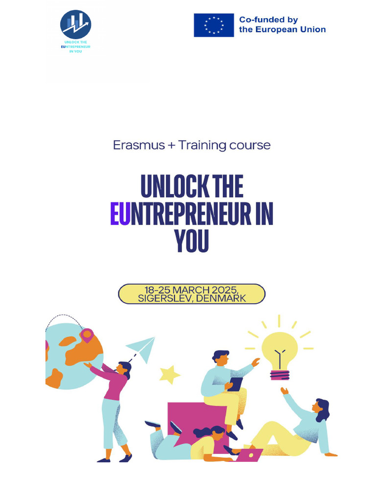 InfoPack TC Unlock The EUntrepreneur in You 2025 | PDF | Entrepreneurship