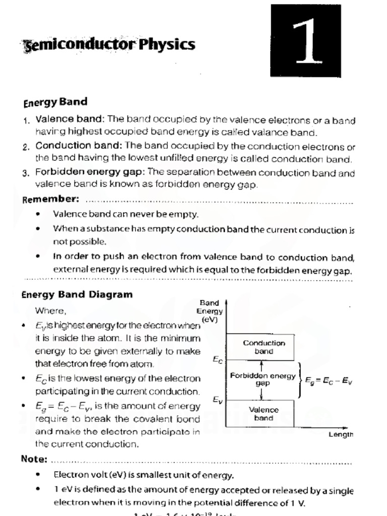 Semiconductor Physics | PDF