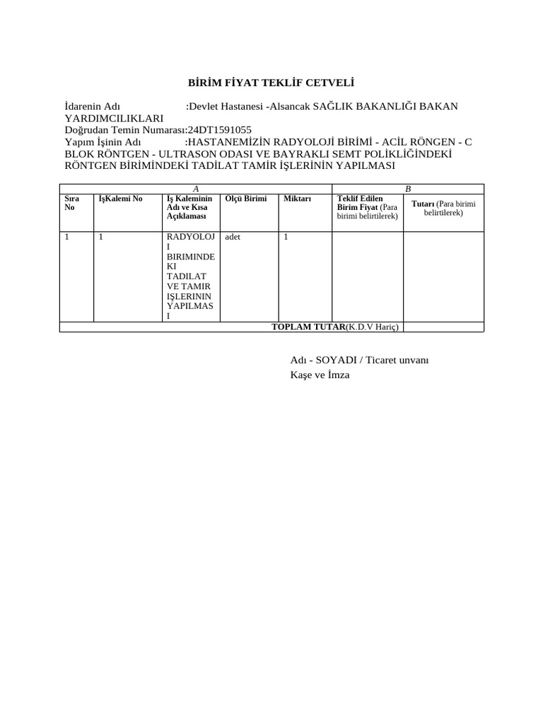 Birim_Fiyat_Teklif_Cetveli_DT_Y_Istekli (16) | PDF