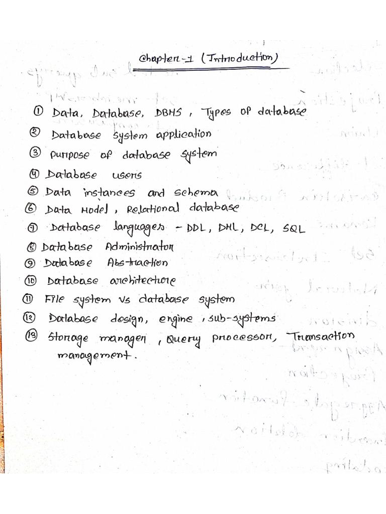 Chapter-1 (DBMS) | PDF