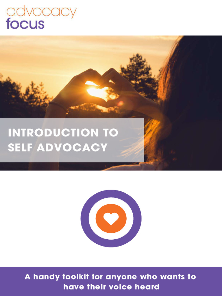 Introduction To Self Advocacy Booklet Compressed | PDF | Mental Health ...