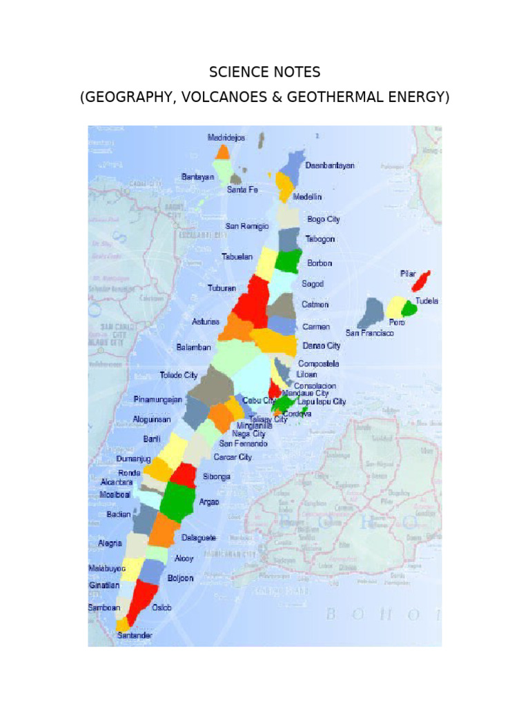 Science Notes Geography Volcanoes Geothermal Energy | PDF