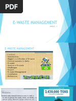 Ocp For E-Waste | PDF | Electronic Waste | Scrap