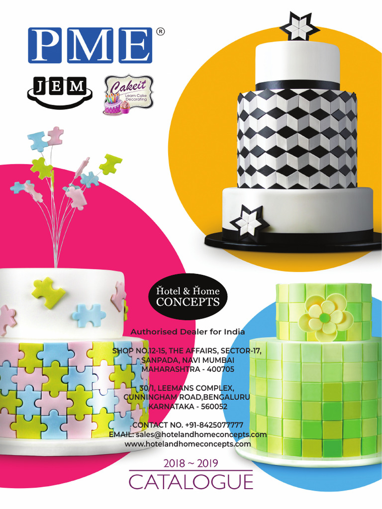 PME Cake Decorating Product Catalog | PDF | Icing (Food) | Cakes