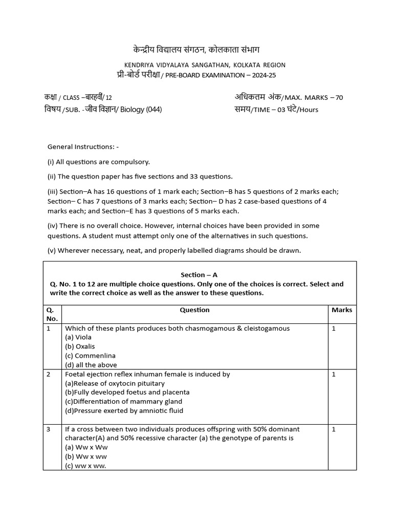 Bio-QP-2 2 | PDF | Operon | Translation (Biology)