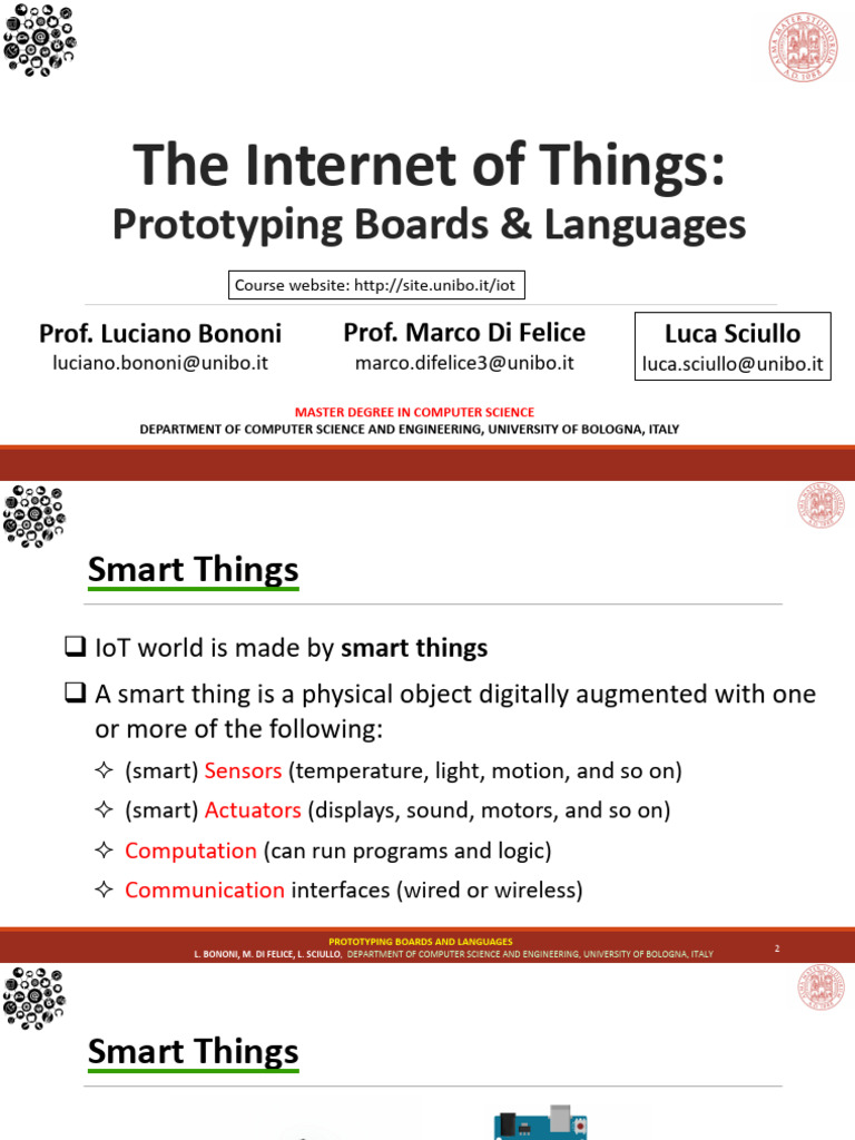 iot3_PrototypingBoardsAndLanguages_Teaching2 | PDF | Embedded System | Microcontroller
