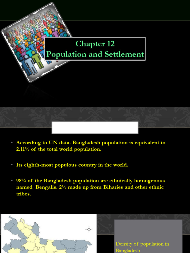 Bangladesh Population and Settlement Patterns | PDF