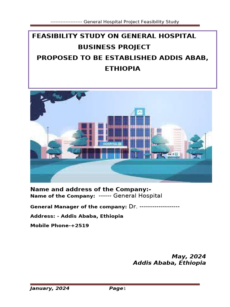 General Hospital Project Proposal | PDF | Medical Imaging | Health Care
