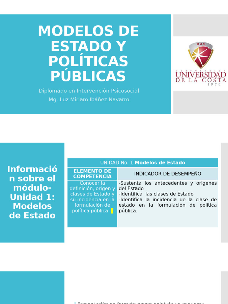 Unidad 1- Modelos de Estado última versión | PDF | Estado (política ...