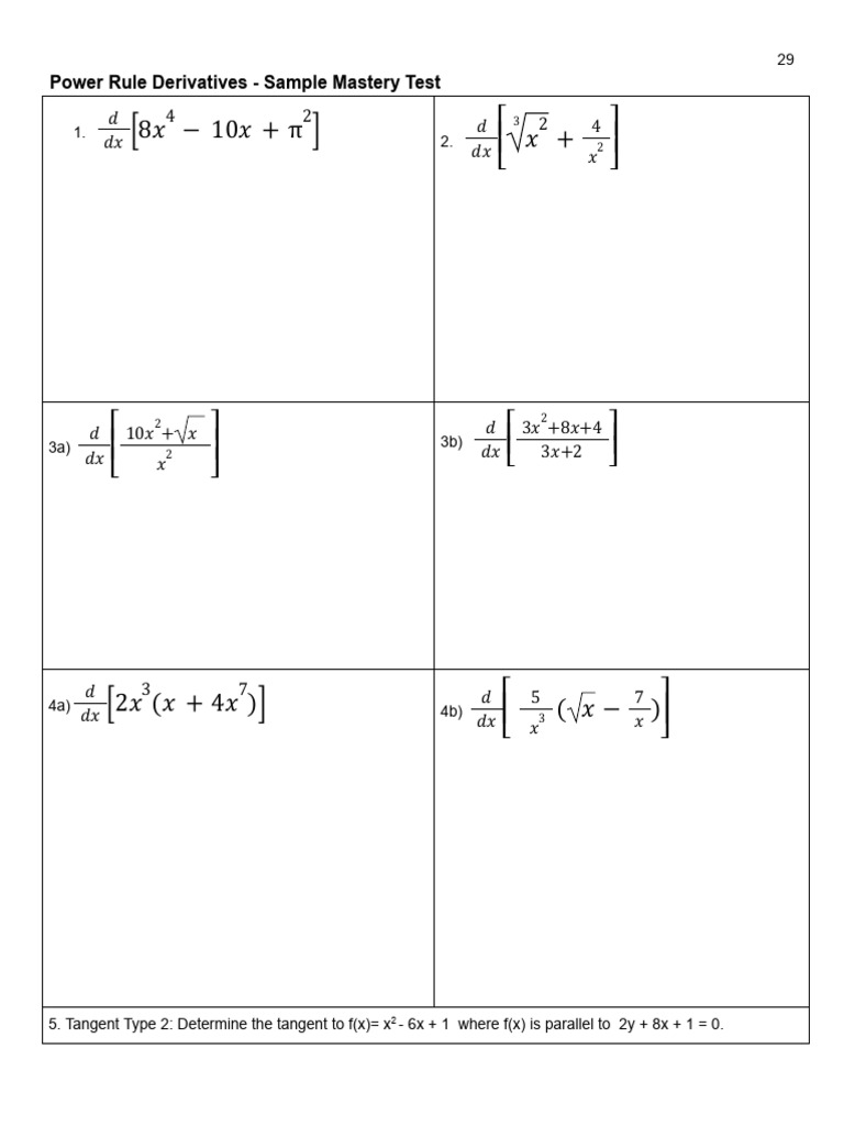 MCV - Unit 1 - Intro to Tangent Slope Functions and Tangents - Google ...
