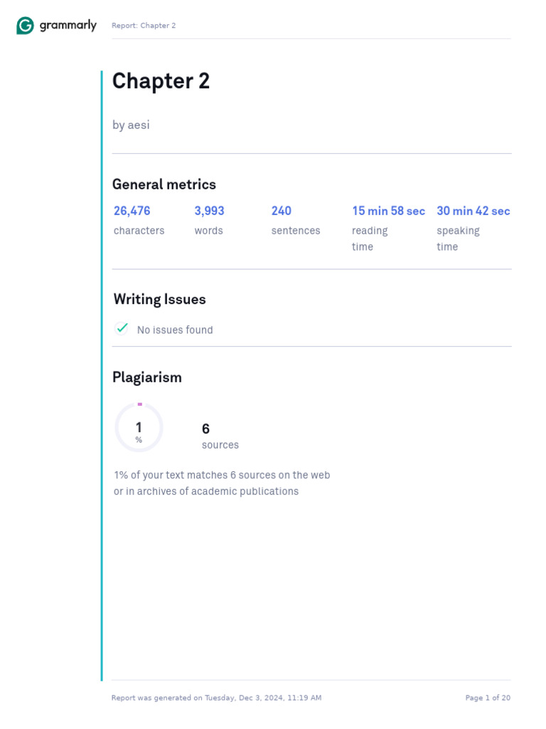 Chapter 2 GRAMMARLY | PDF