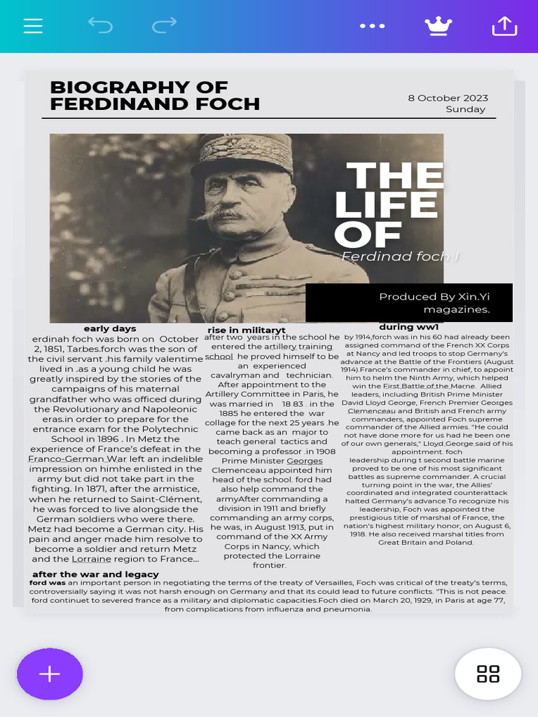 THE STORY OF BENITO MUSSOLINI - A4 | PDF | World War I | Military