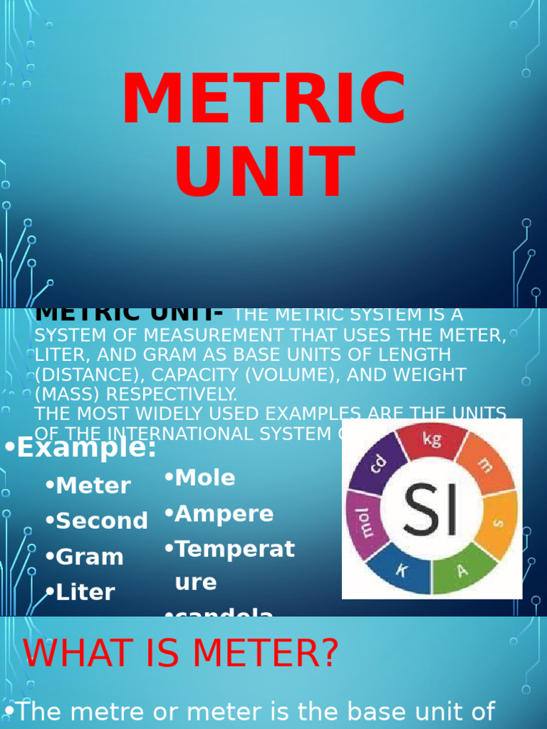 Metric and US Standard Unit Conversions | PDF | International System Of ...