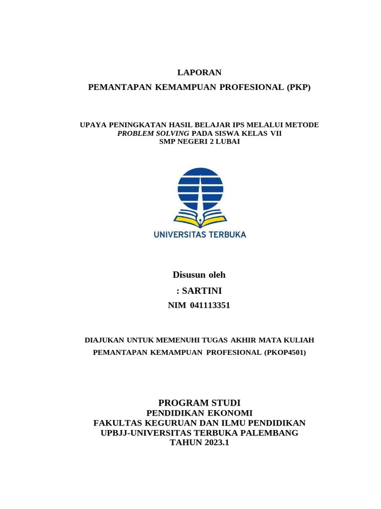contoh pkp | PDF