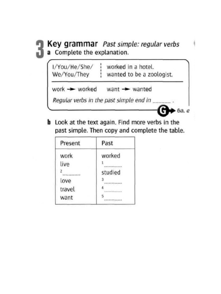 Past Simple Tense Regular Verbs | PDF