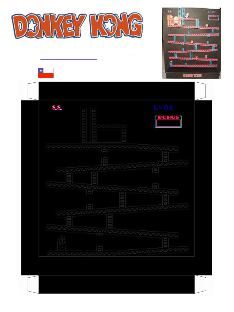 Microsoft Word - Donkey Kong Papercraft Diorama.doc | PDF