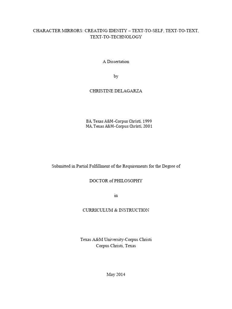 Character_Mirrors_Creating_id | PDF | Hermeneutics | Narrative