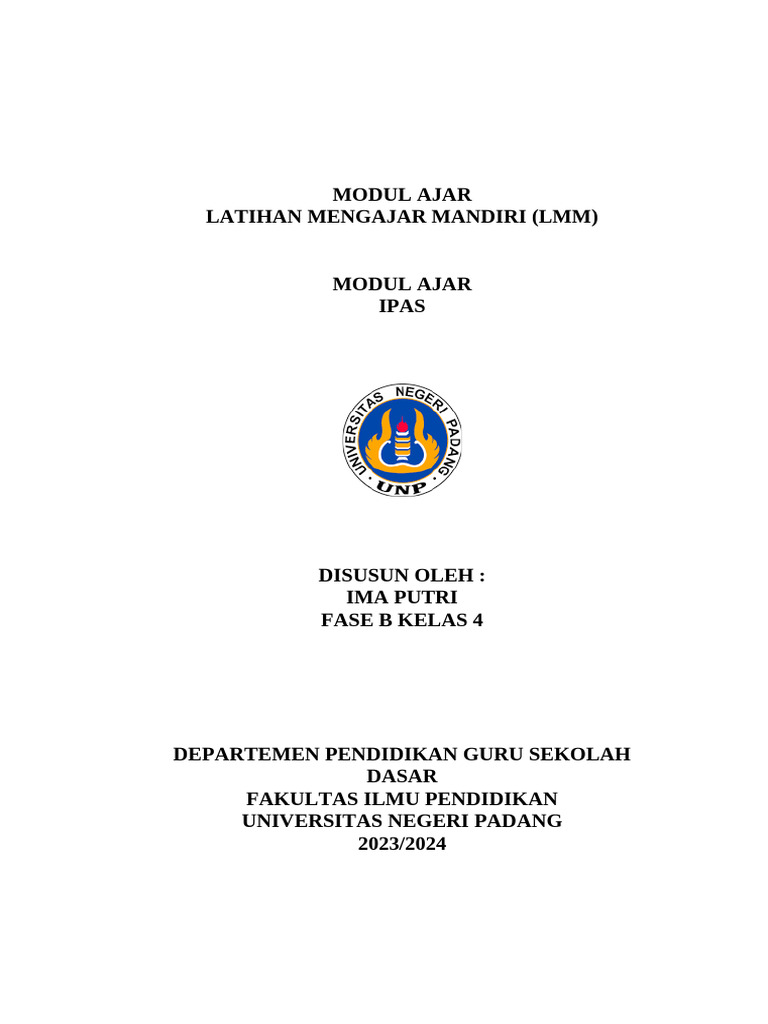 MODUL AJAR LMM | PDF