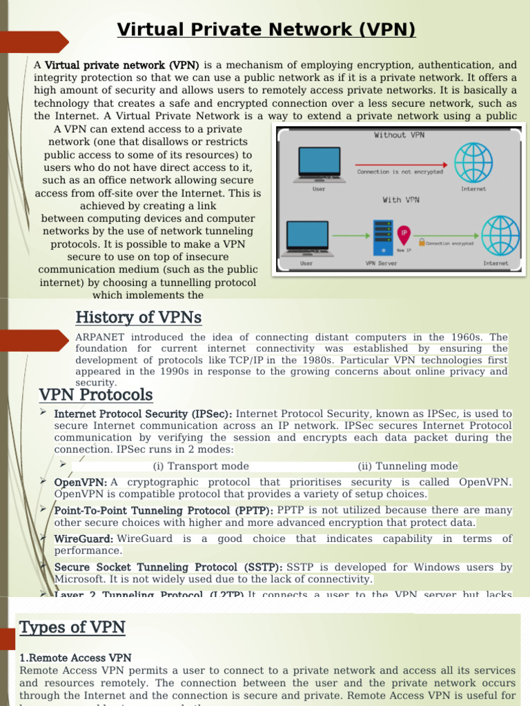 Virtual Private Network | PDF | Virtual Private Network | Computer Network