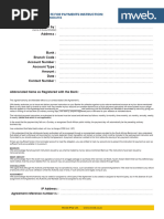 MTC Namibia Spectra Direct Payment Instruction | PDF | Payments | Banks