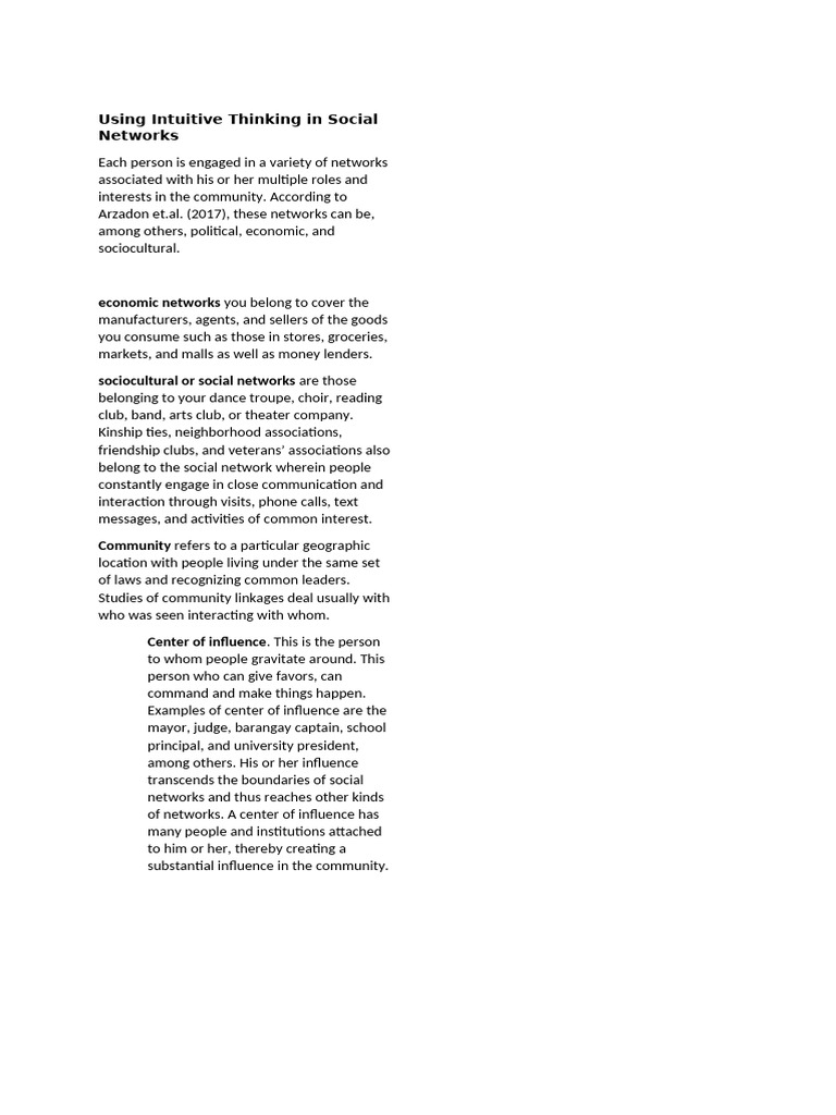 Navigating Social Networks Intuitively | PDF
