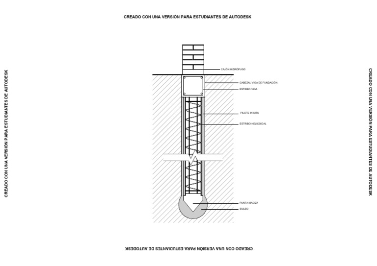 Corte Constructivo Pilote | PDF
