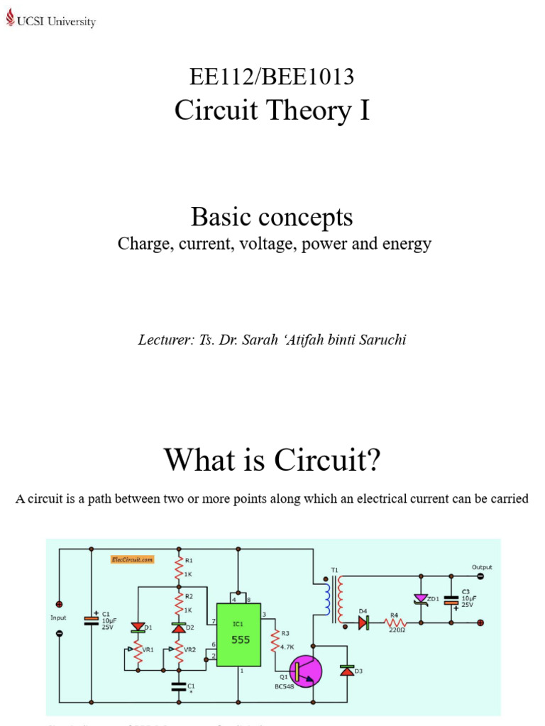 CLO1 Basic Concepts 11 May 22 | PDF | Voltage | Electricity