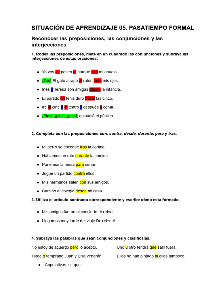 Preposiciones__conjunciones_e_interjecciones | PDF