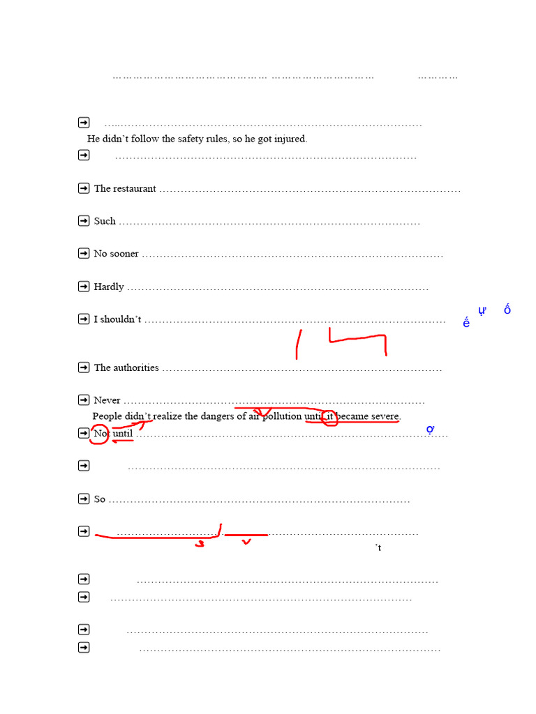 Advanced Grammar - Inversion | PDF | Atmosphere Of Earth | Determinants ...