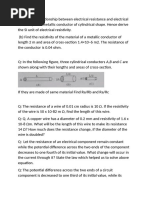 Class 10 Resistor Combination Problems | PDF | Series And Parallel ...