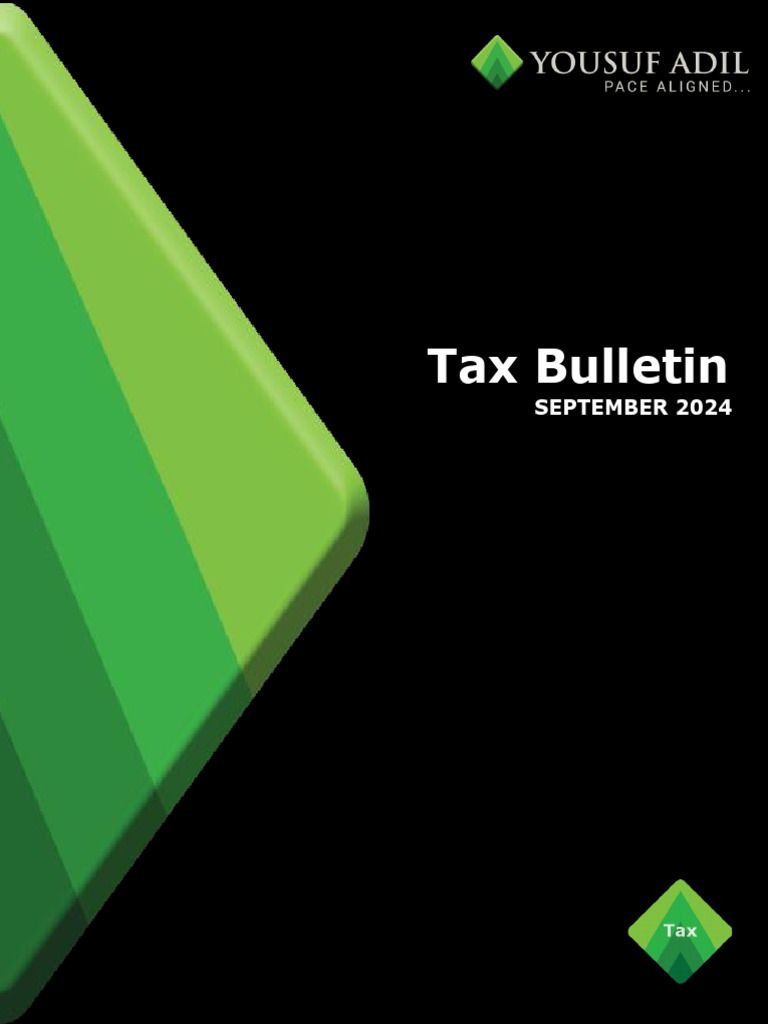 Tax Bulletin September 2024 | PDF | Taxes | Taxpayer