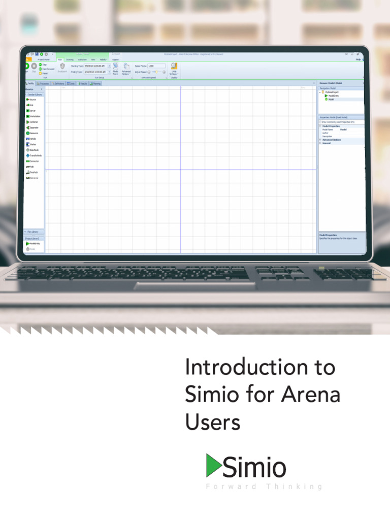 Introduction To Simio For Arenausers Pdf Object Computer Science 1908