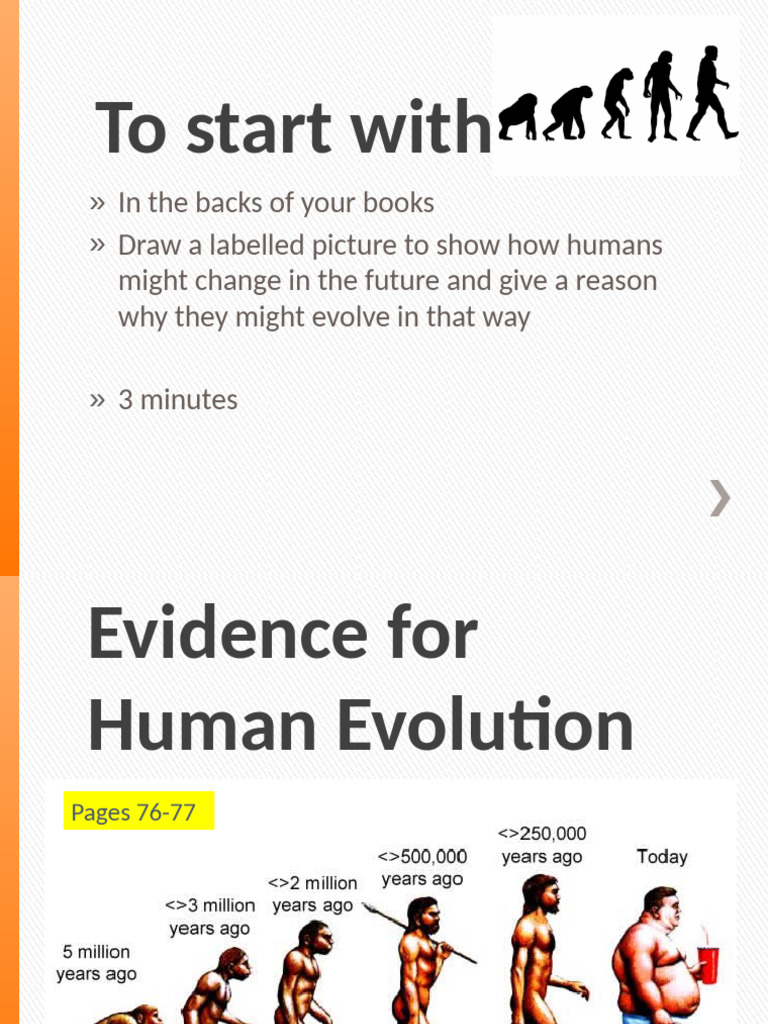 CB4a PPT - Evidence For Human Evolution | PDF | Homo | Human Evolution