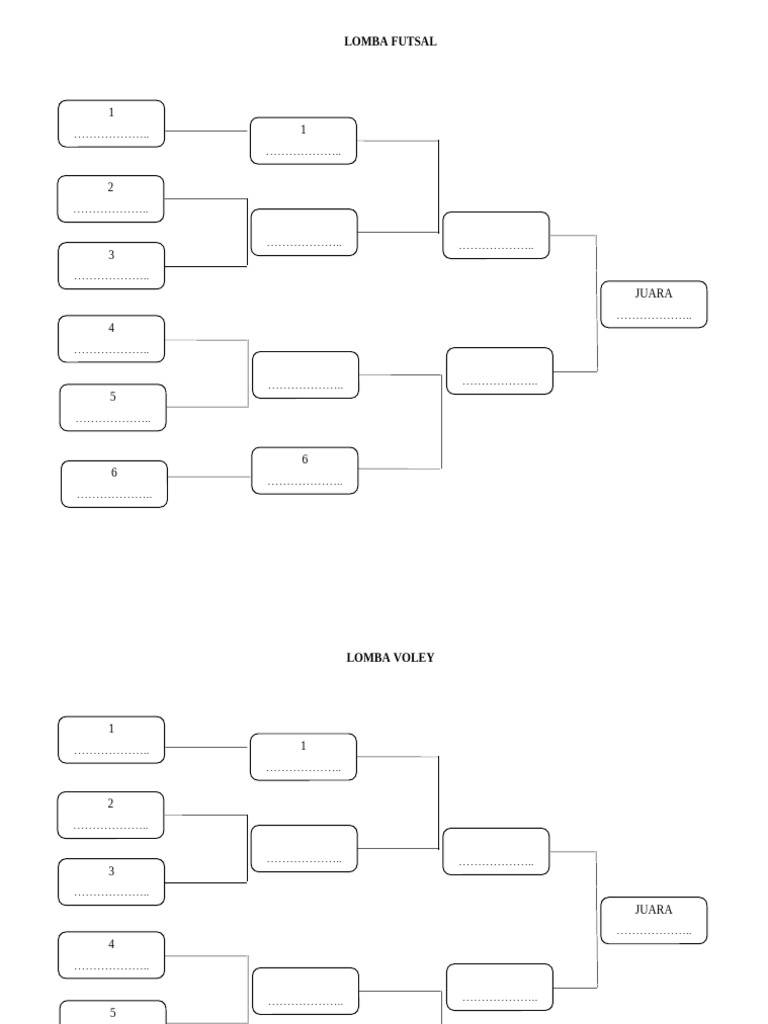 Bagan Lomba 6 Tim | PDF