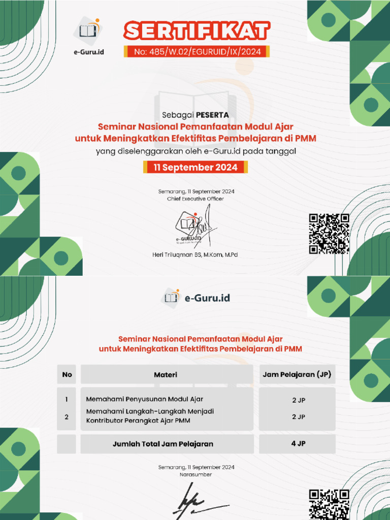 Fatichul Huda, S. Pd - Webinar Series _ Pemanfaatan Modul Ajar Untuk Meningkatkan Efektifitas ...