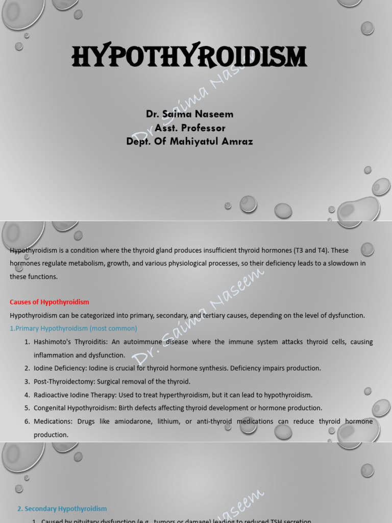 Hypothyroidism and Hyperthyroidism | PDF | Hypothyroidism | Thyroid