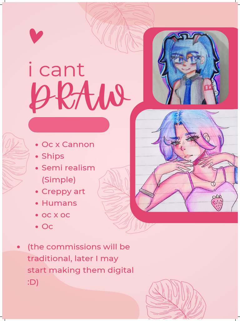 OC x Cannon Ship Art Commissions | PDF