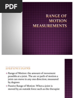 Range of Motion Evaluation Chart | PDF | Anatomical Terms Of Motion ...