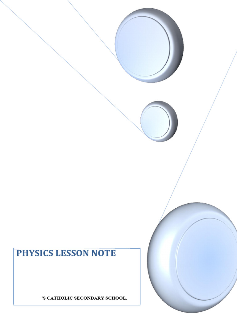 Physics Note Ss2 2ND TERM | PDF | Waves | Humidity