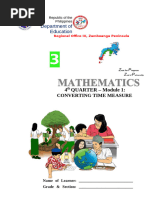 Math3 - q4 - Mod1b - Visualizing Representing and Converting Time Measure Involving Days Weeks ...