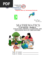 Math 3 - Q4 - wk6 - Organizing and Collecting Data Using Tables and Bar ...