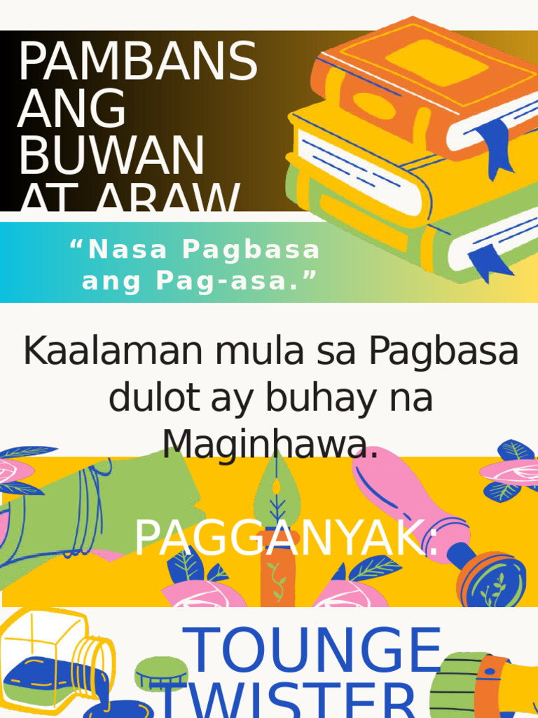 Araw NG Pambansang Pagbasa | PDF