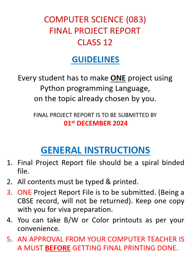 12 Project Guidelines 24-25 | PDF | Computer Engineering | Information Technology